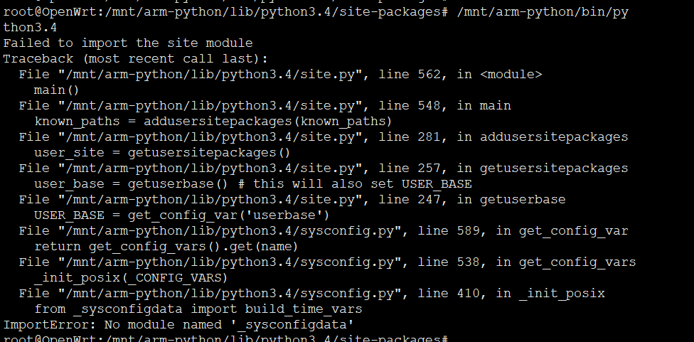 Python3版本移植到openwrt，运行失败解决方法_openwrt python3lib连接错误-CSDN博客
