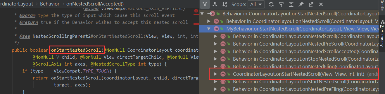 理解RecyclerView（七）—RecyclerView配合使用CoordinatorLayout及Behavior的嵌套滑动机制_coordinatorlayout ...