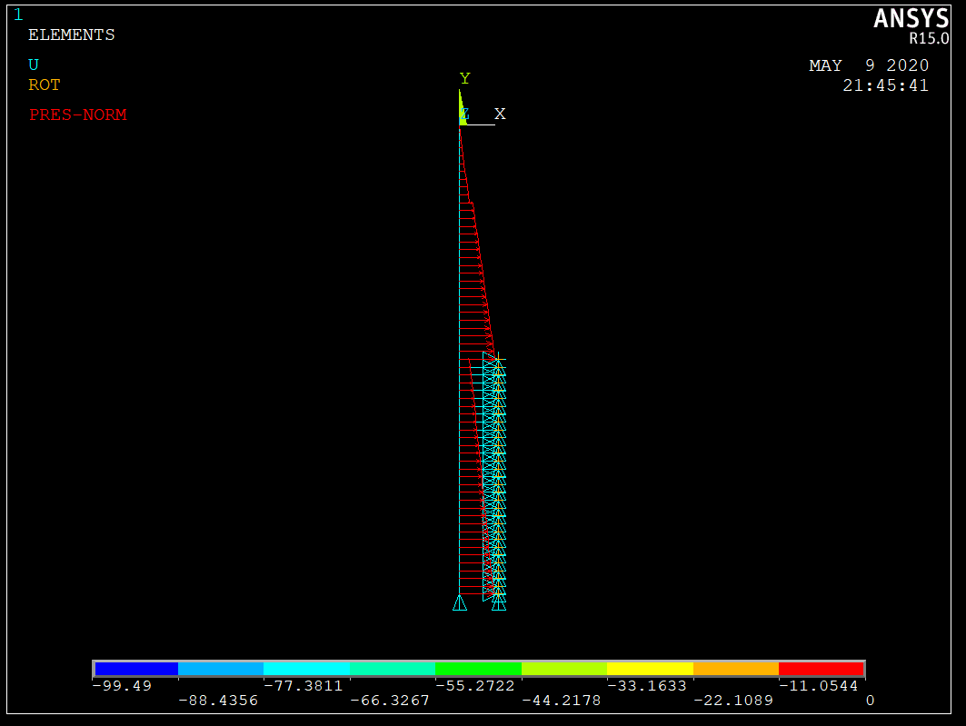 悬臂式排桩支护结构弹性支点法计算在ANSYS中实现_弹性支点法有限元_weixin_46195840的博客-CSDN博客
