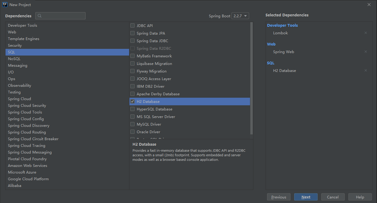 SpringBoot整合H2Database（IDEA）_springboot h2database junit-CSDN博客