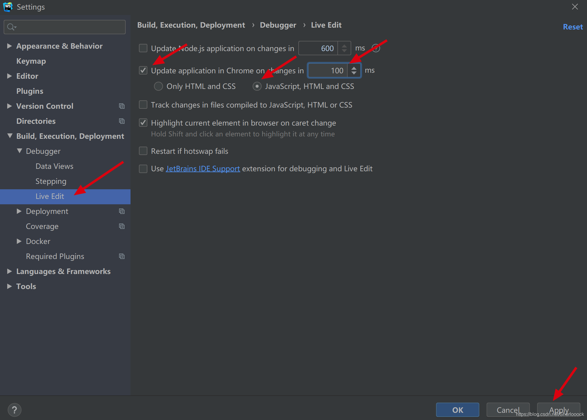 Webstorm设置自动刷新webstorm保存都自动刷新终端 Csdn博客
