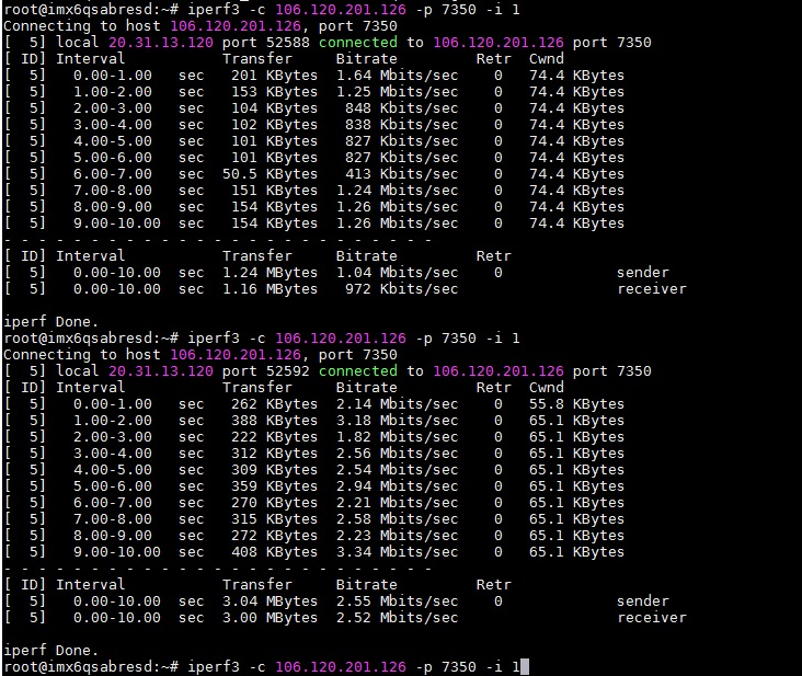 linux使用Iperf3测试4G吞吐量测试方法_iperf3结果怎么看-CSDN博客