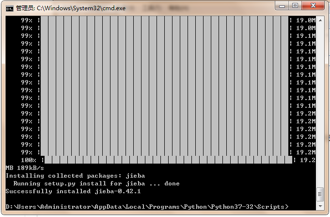 编程小白使用cmd指令安装jieba库_如何用cmd在pycharm库中下载jieba-CSDN博客