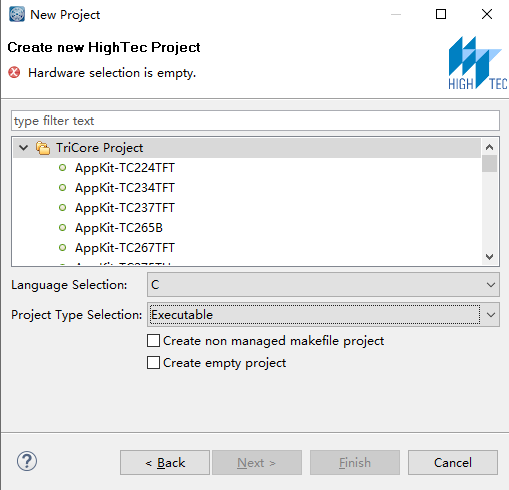AURIX TriCore学习笔记二：基于HighTec + UDE开发调试工程_tricorehightec-CSDN博客