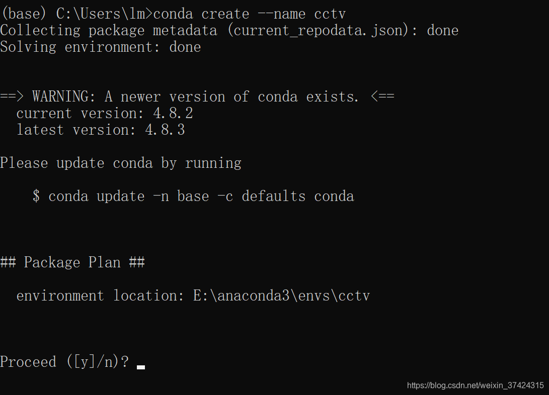 Conda的命令行基本使用conda List 标红的 Csdn博客
