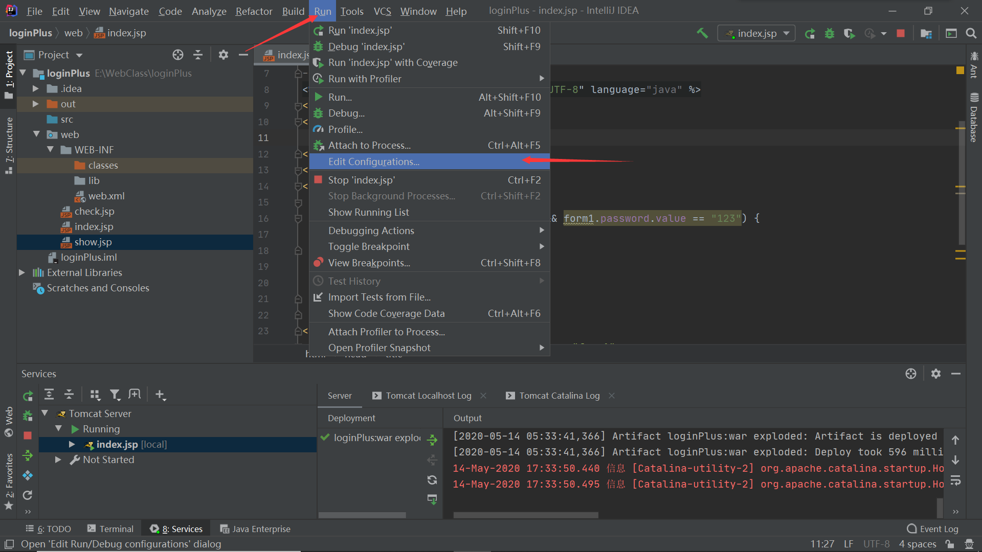 使用IDEA2020创建jsp文件_qq_44739238的博客-CSDN博客_idea2020jsp