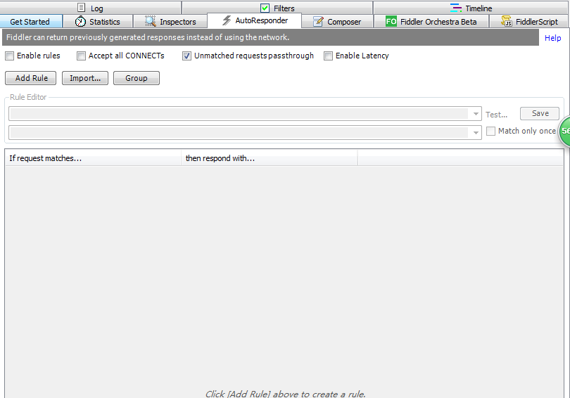 使用Fiddler AutoResponder 自动回复响应_unmatched requests passthrough-CSDN博客