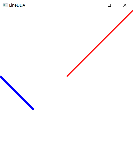 Opengl直线生成算法（Bresenham、DDA、逐点、中点）_opengl实现直线光栅化-bresenham画线算法-CSDN博客