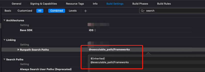 dyld: Library not loaded: @rpath/xxx.framework 动态库-CSDN博客