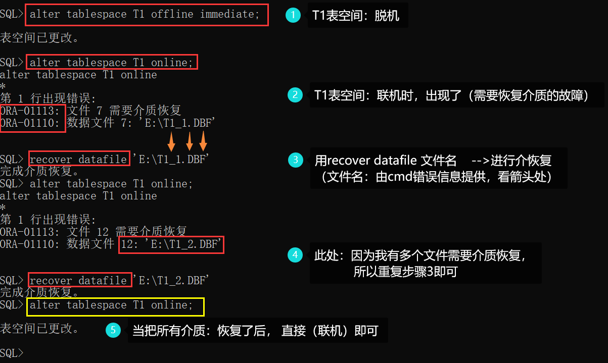 解决：Oracle联机时遇到的（ORA-01113 和 ORA-01110）问题_ora01113ora01110 ora01034-CSDN博客