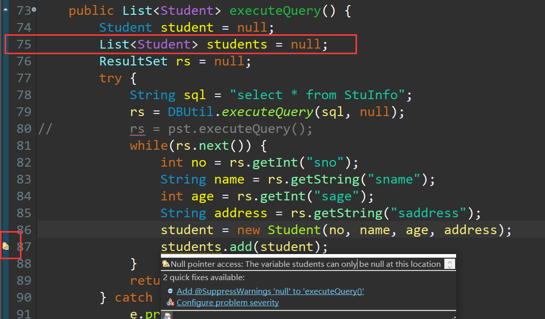 Null Pointer Access The Variable Xxx Can Only Be Null At This Location 解决方案the Variable Can 