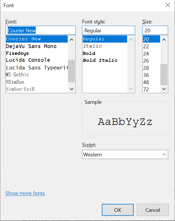 How does Solar-Putty modify the display font size - Programmer Sought