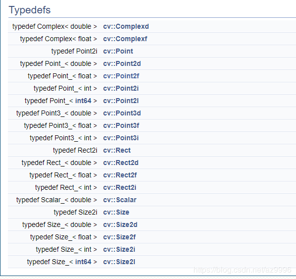 Opencv学习笔记（五）关于cvpoint2d Cvpoint2f Cvpoint2i Cvpoint2l Cvpoint3d Cvpoint3f Cv 