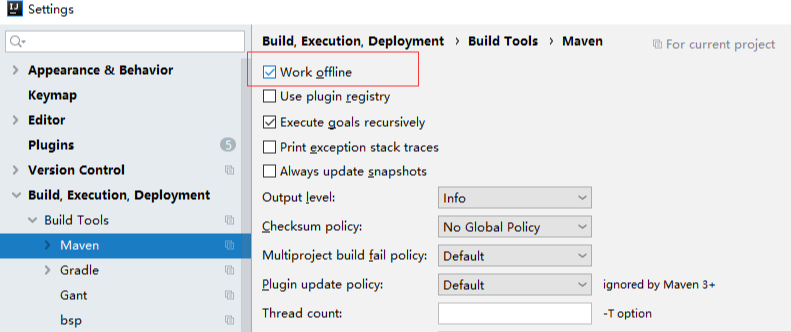 IDEA下maven的work offline模式_idea maven work offline-CSDN博客