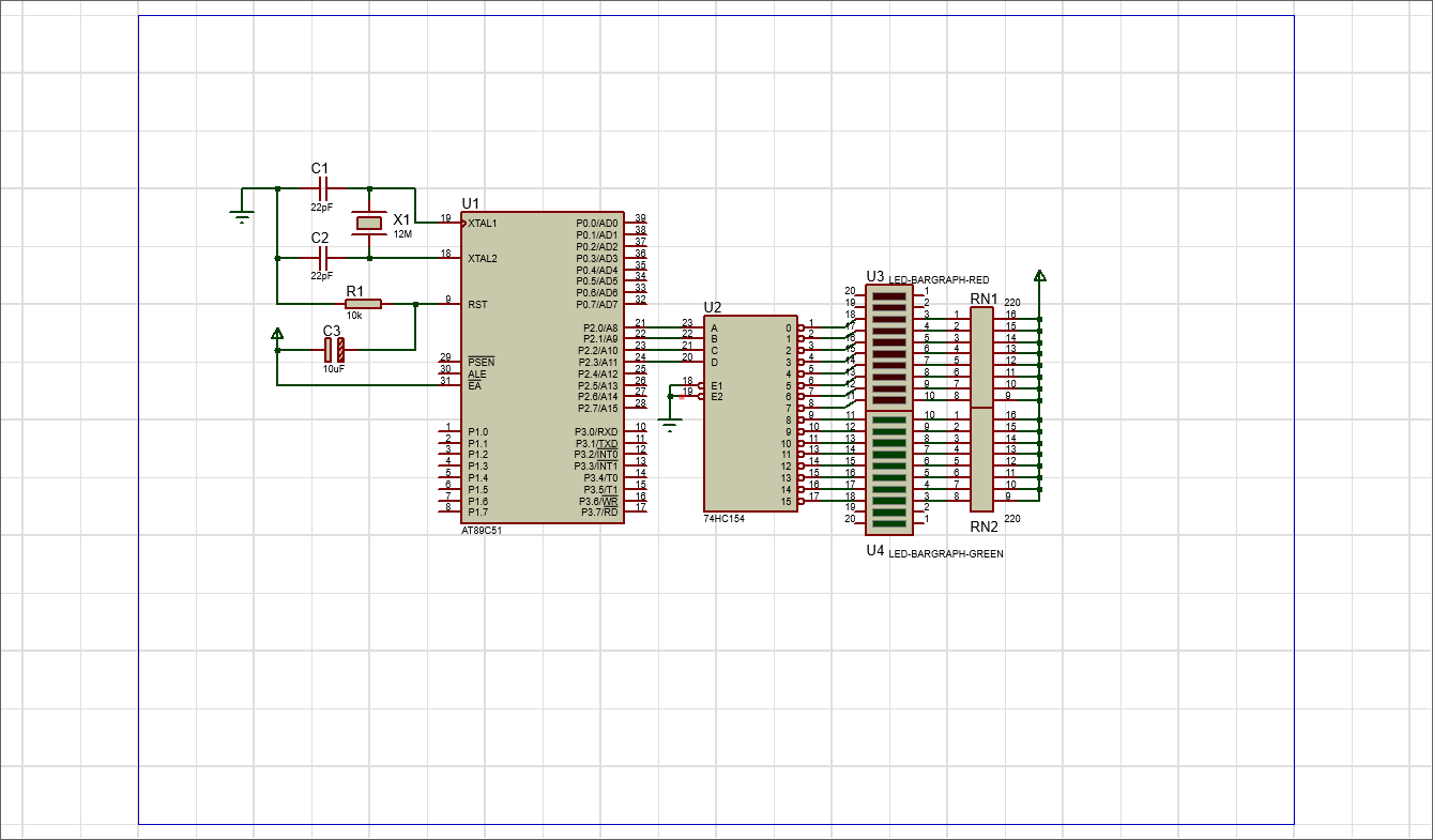 单片机74HC154译码器应用-CSDN博客