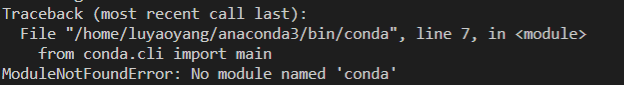 ModuleNotFoundError：No module named conda_modulenotfounderror: no module named 'mamba-CSDN博客