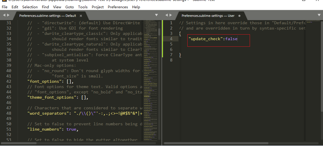 Sublime 提示你更新怎么办，如何关闭更新_sublime弹出current version latest version-CSDN博客