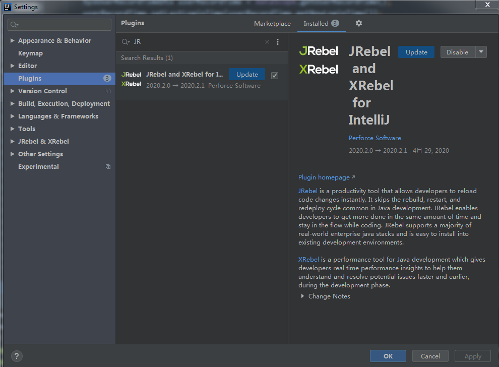 idea中JRebel不生效解决办法_idea安装jrebel插件后不起作用-CSDN博客