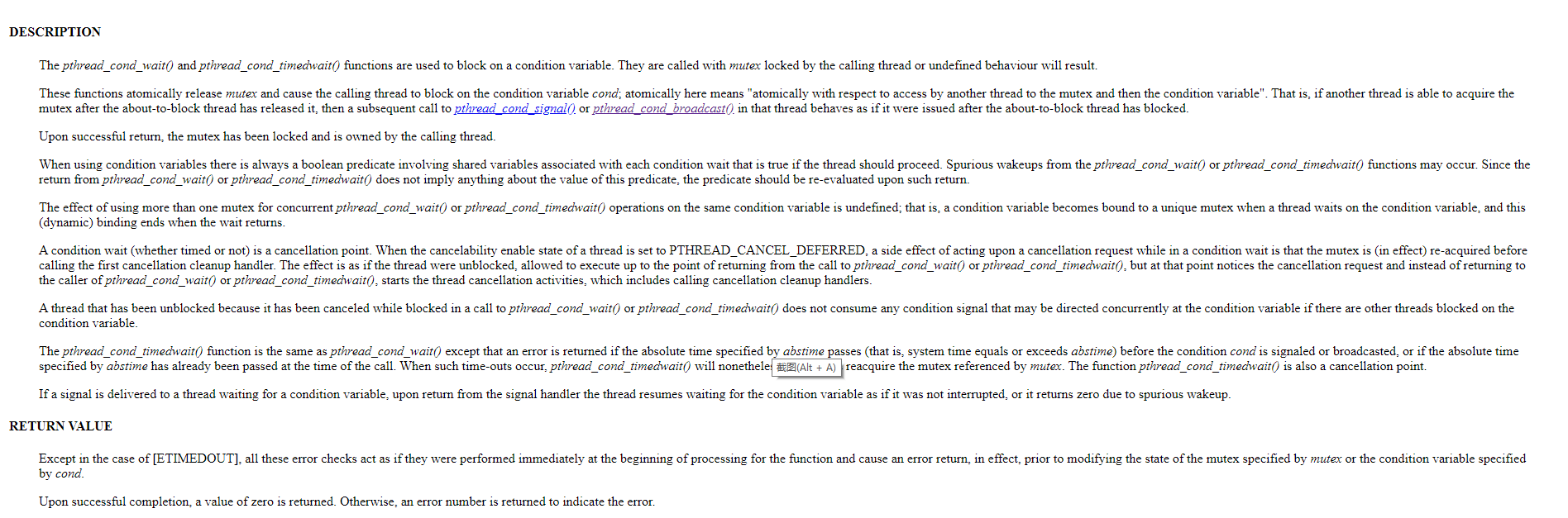 pthread_cond_timedwait 函数返回错误值22（EINVAL）-CSDN博客