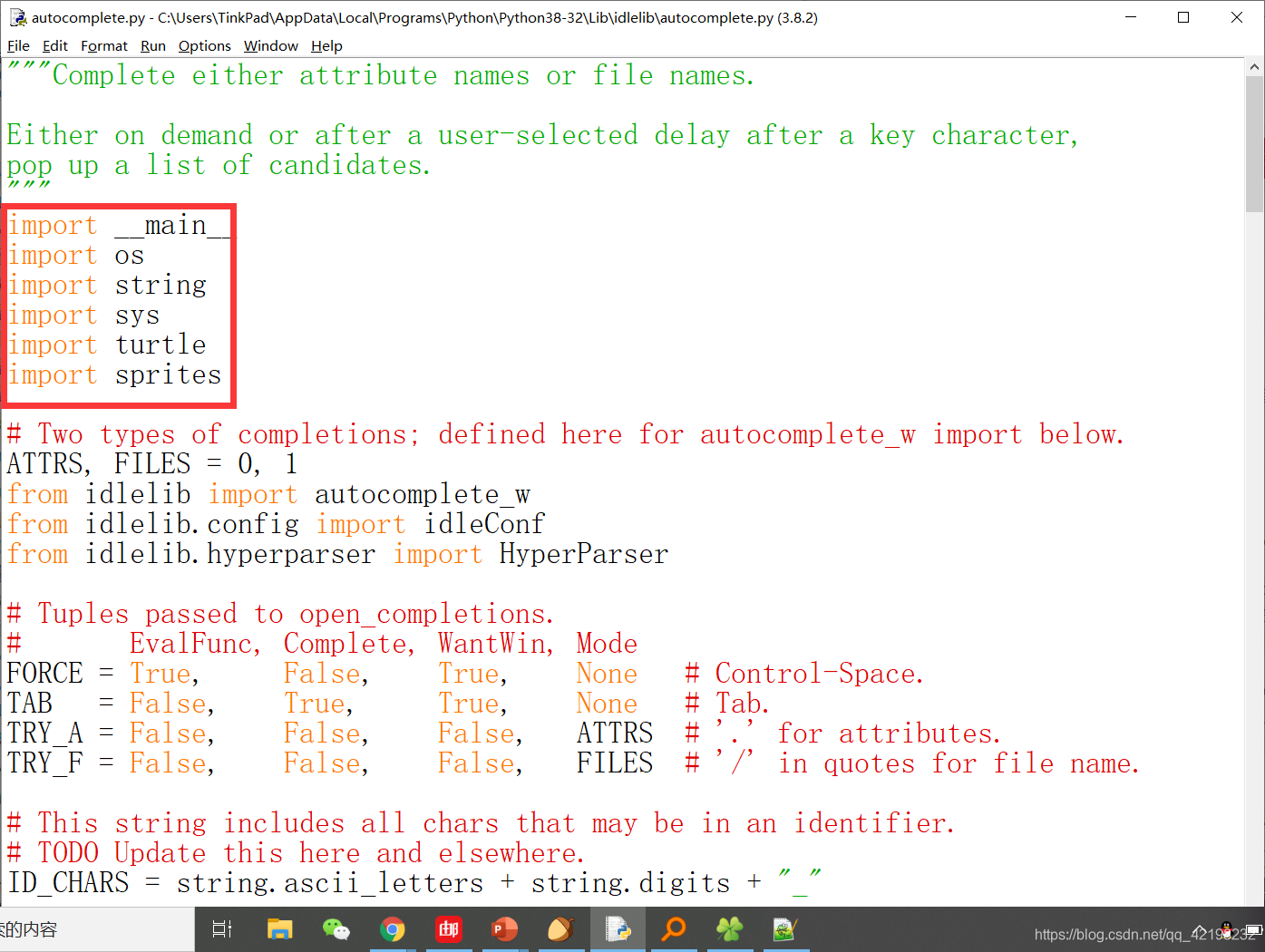 Python自带编辑器idle开启代码自动提示idle提示 Csdn博客