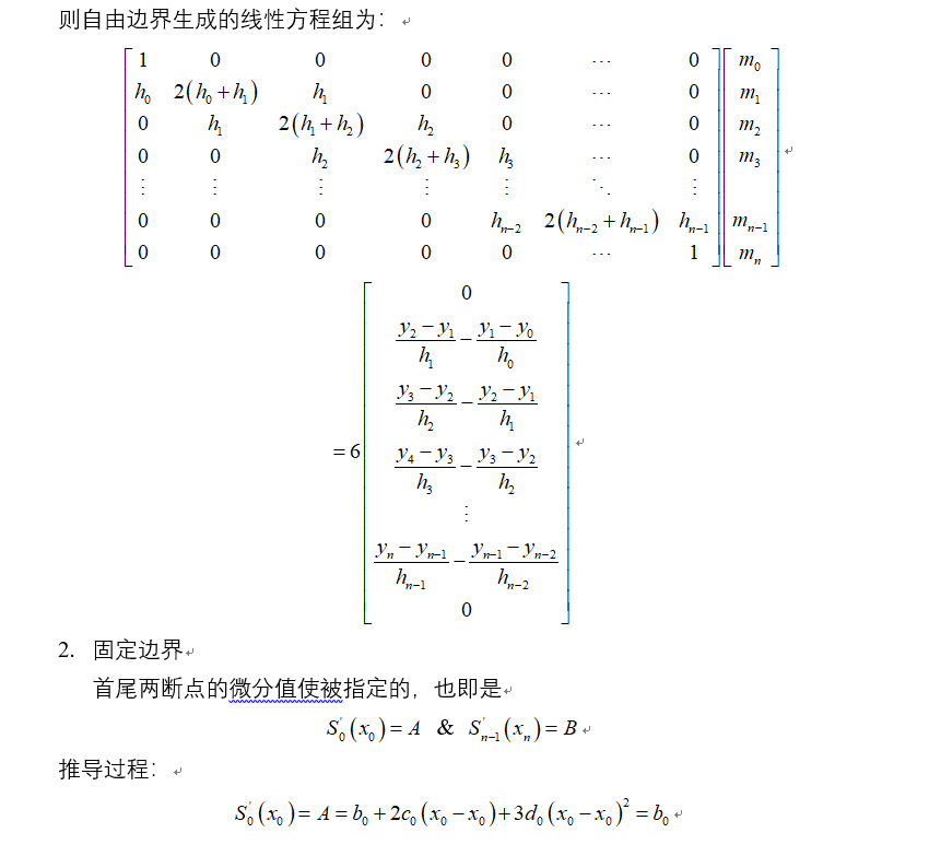 cubic Spline Interpolation - 三次样条插值_origin cubic spline-CSDN博客
