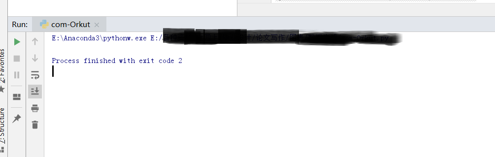 Python Process finished with exit code 2 解决方案-CSDN博客
