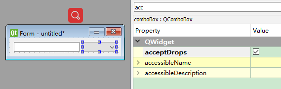 【QTdesigner】课时54.让控件支持拖拽动作（acceptDrops）（dragEnabled）【pyqt5+QTdesigner模式 ...