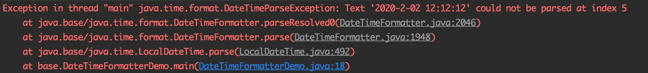 使用DateTimeFormatter遇到的一个坑及解决方式_datetimeformatter 并发_夜之眷属的博客-CSDN博客