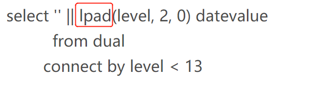 ORACLE LPAD()函数_lpad(level-CSDN博客