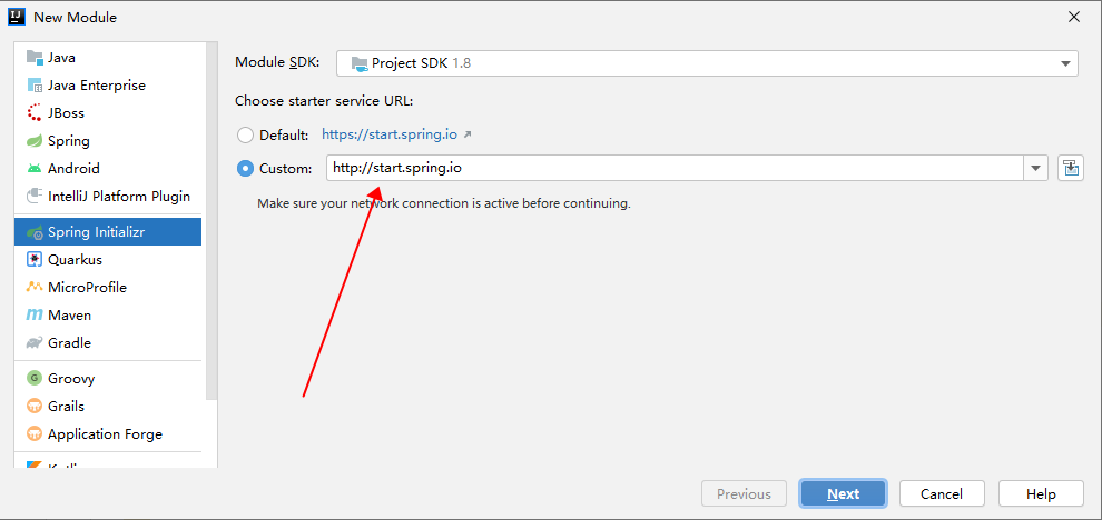 使用IDEA创建SpringBoot项目出现Request failed with status code 403_idea error: request failed with status ...