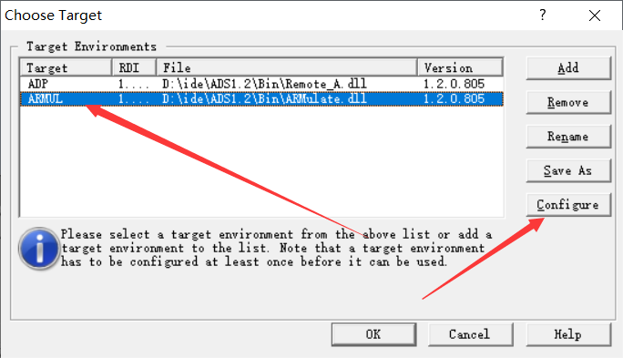 Processor ARM7TDMI/ARM920T raised an exception.Cause:Undefined ...