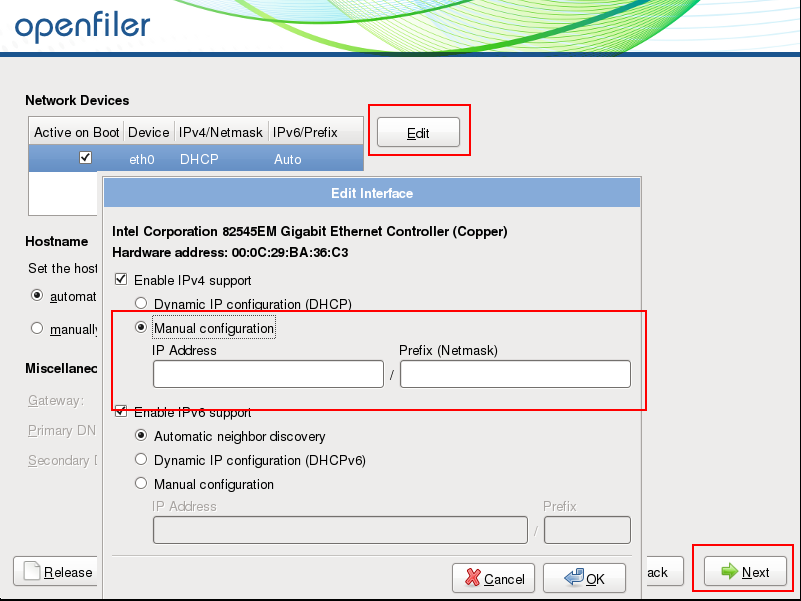 使用openfiler配置共享存储（1）——openfiler的安装和配置_2.8.2使用openfiler搭建san存储的主要步骤及相关截图 ...