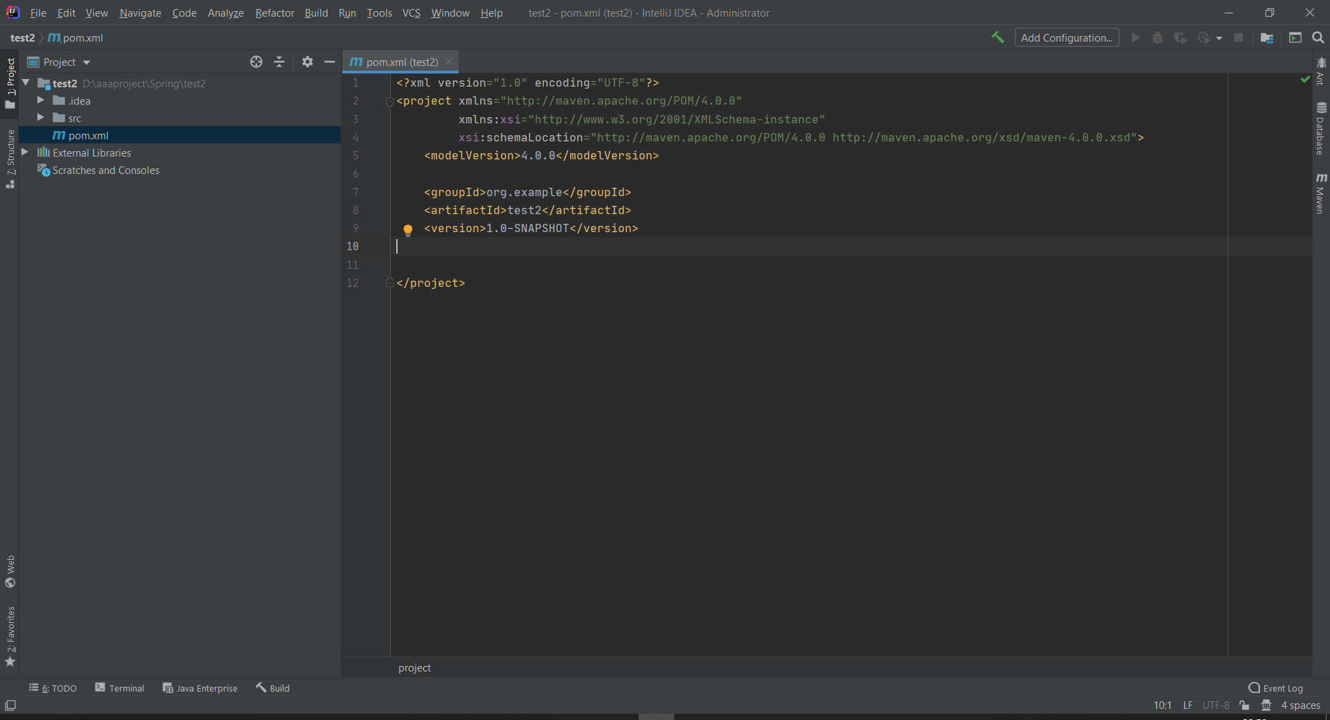 最详细的maven创建spring项目教程_maven项目添加spring-CSDN博客