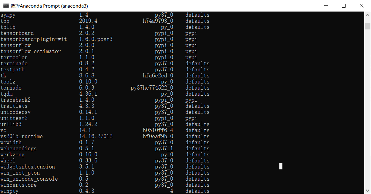 Tensorflow2.0学习笔记（二）：anaconda3 安装tensorflow2.0步骤_anaconda3 tensorflow2-CSDN博客