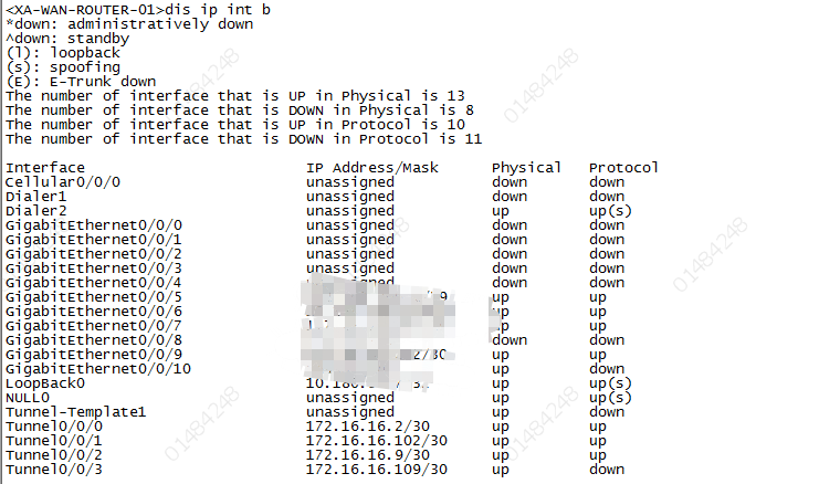 华为数通设备常用查询命令_dis ip int b-CSDN博客