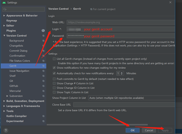 【Android Studio 配置提交项目代码到 Gerrit 】_android studio 使用gerrit push-CSDN博客