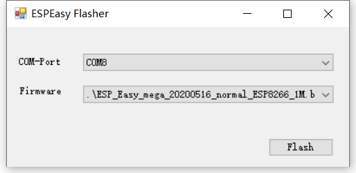 ESP8266之刷入ESPEasy固件并连接WiFi_esp8266刷易微联固件-CSDN博客