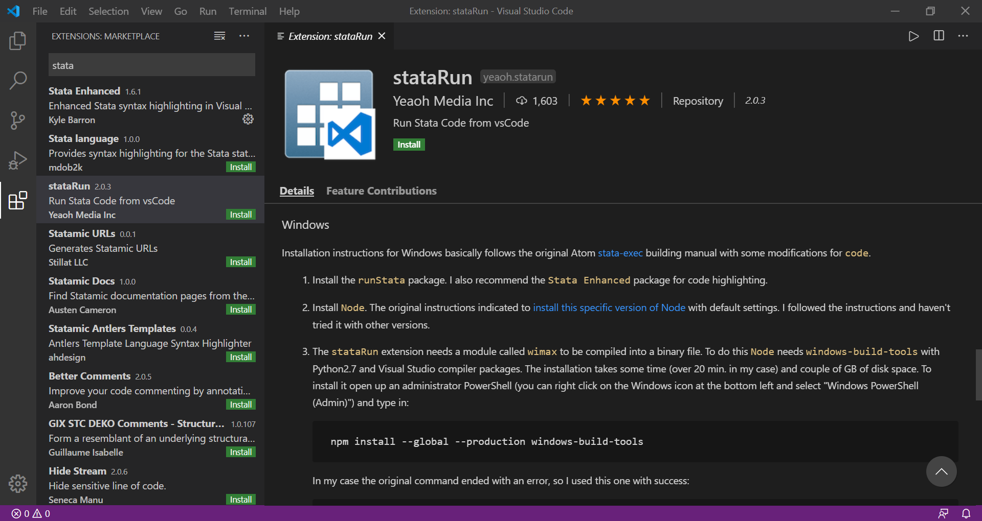在VS Code中编辑和运行stata的do-file_vscode stata-CSDN博客
