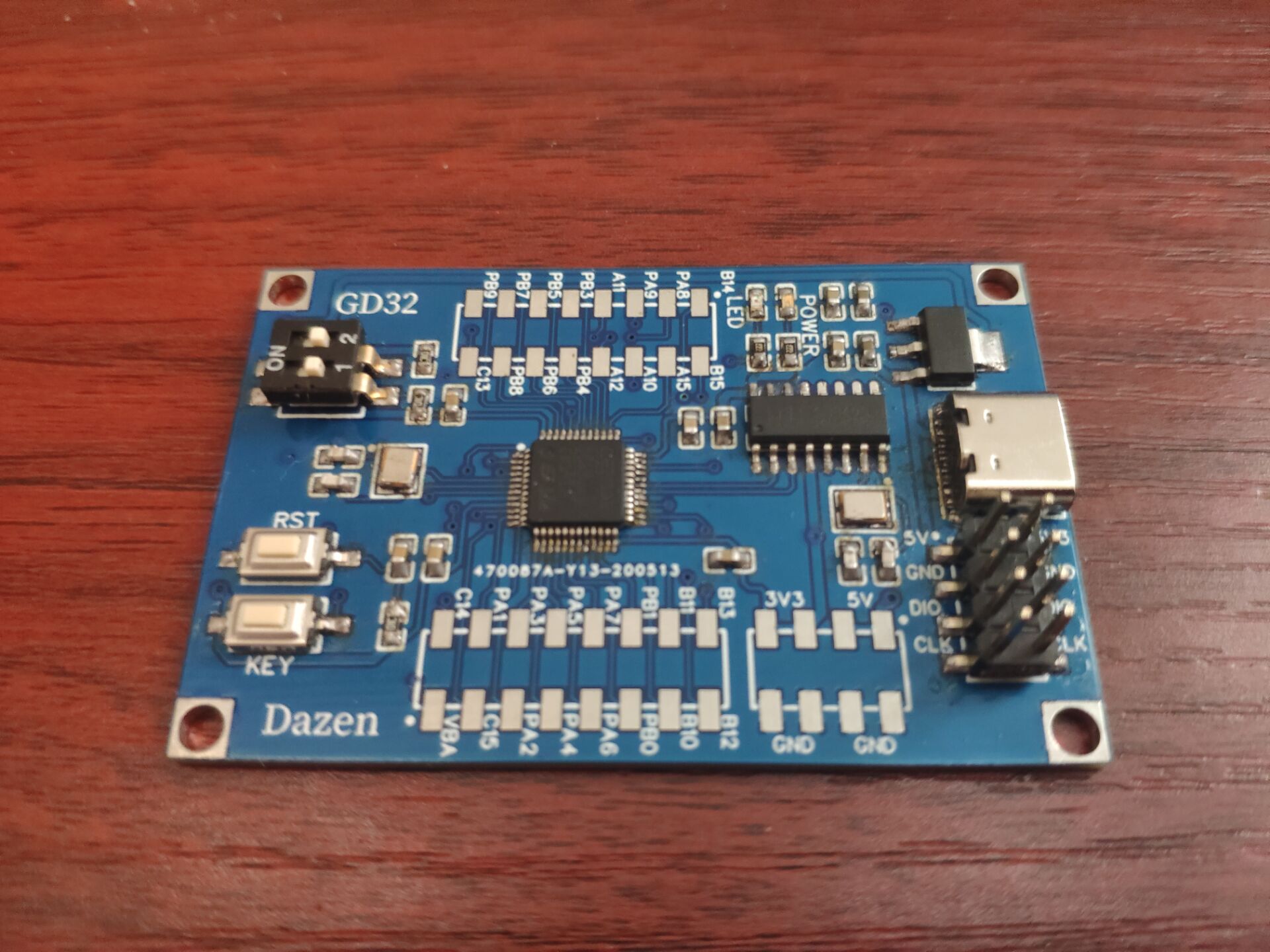 经验贴 第一次使用GD32_gd32f103焊接pcb板对应-CSDN博客