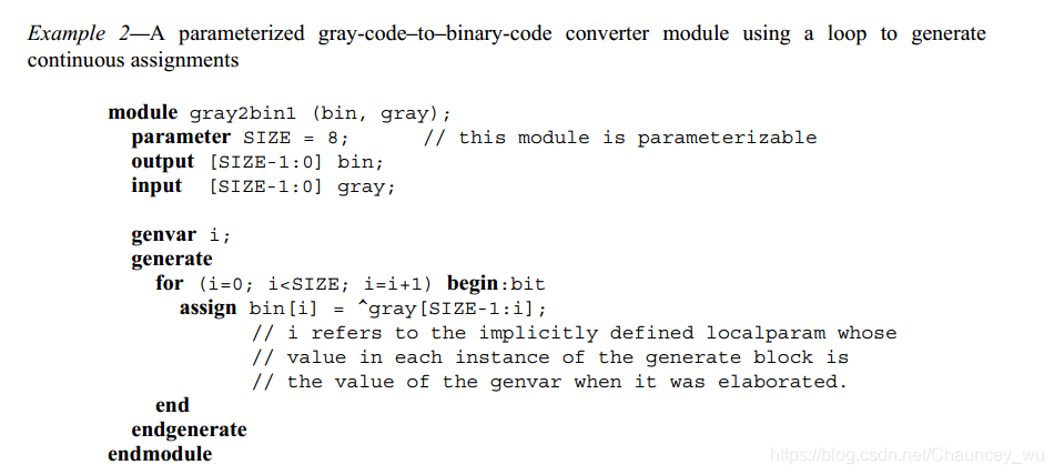 Verilog语法 Generate结构 (ieee Std 1364™ 2005翻译)generate Block Csdn博客