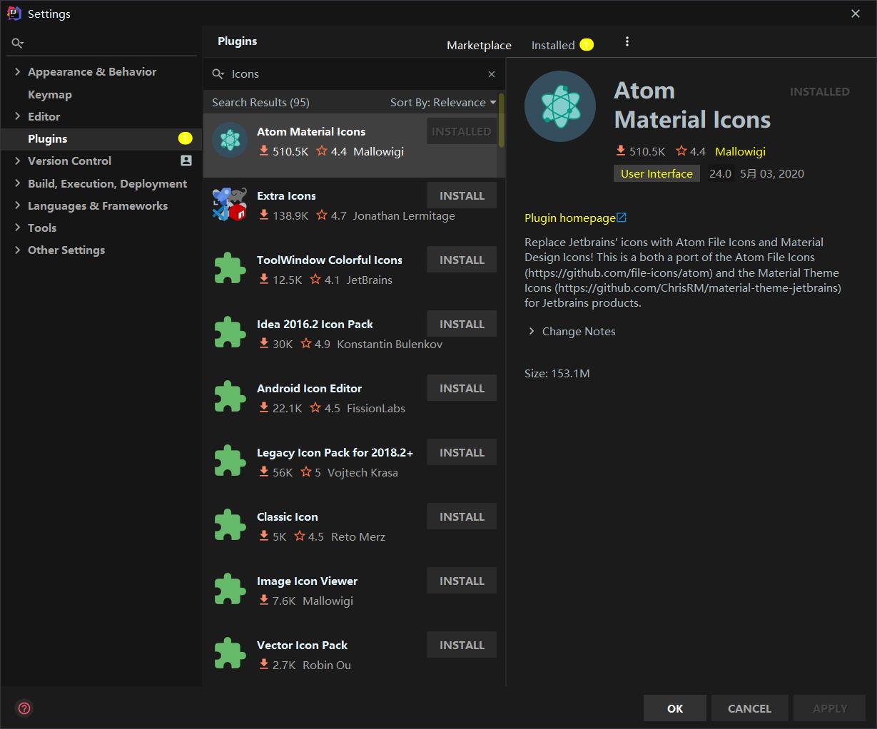 拒绝清一色灰或白主题，教你使用IDEA主题插件Material Theme UI+Atom Material Icons美化你的IDE，颜值 ...