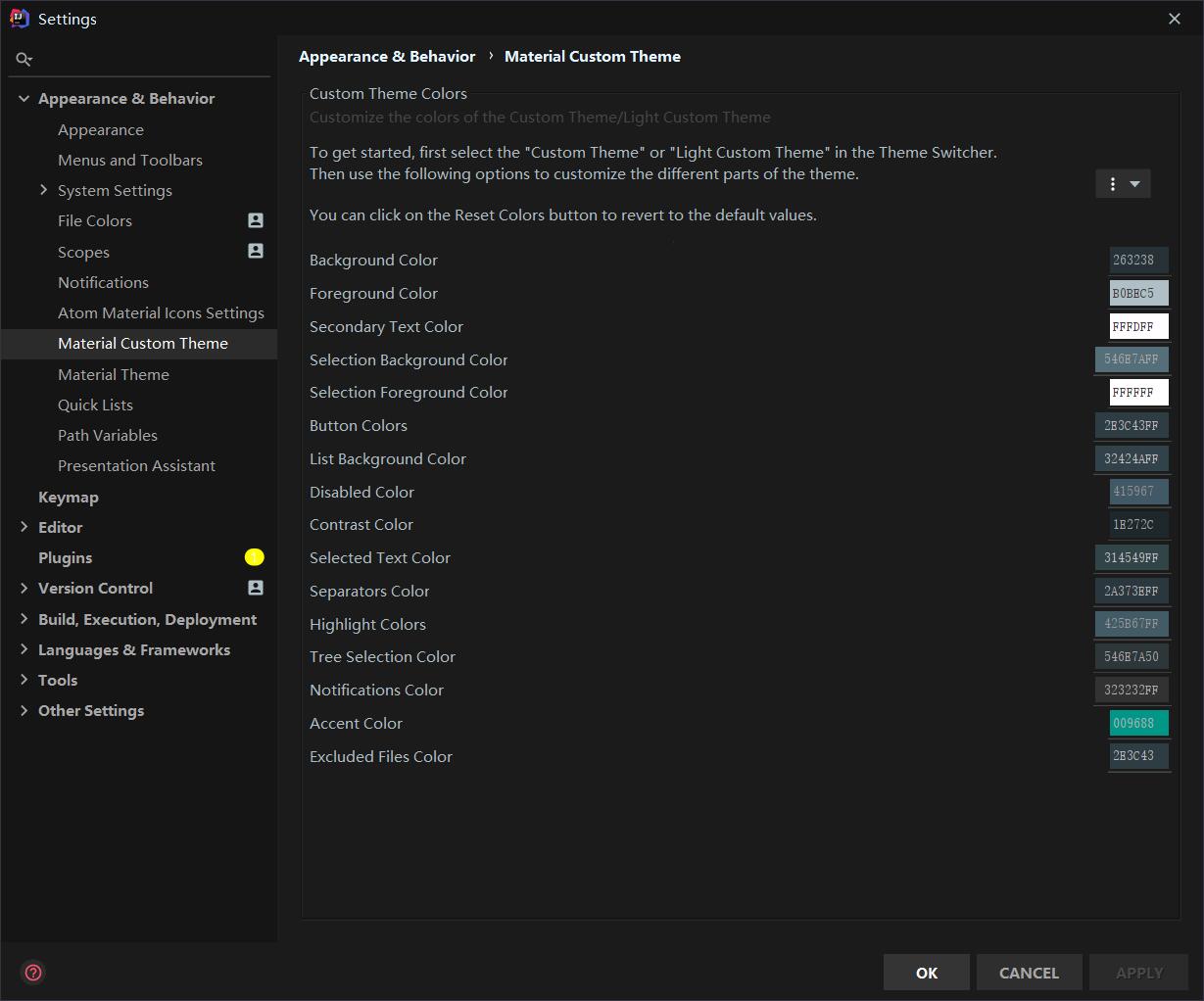 拒绝清一色灰或白主题，教你使用IDEA主题插件Material Theme UI+Atom Material Icons美化你的IDE，颜值 ...