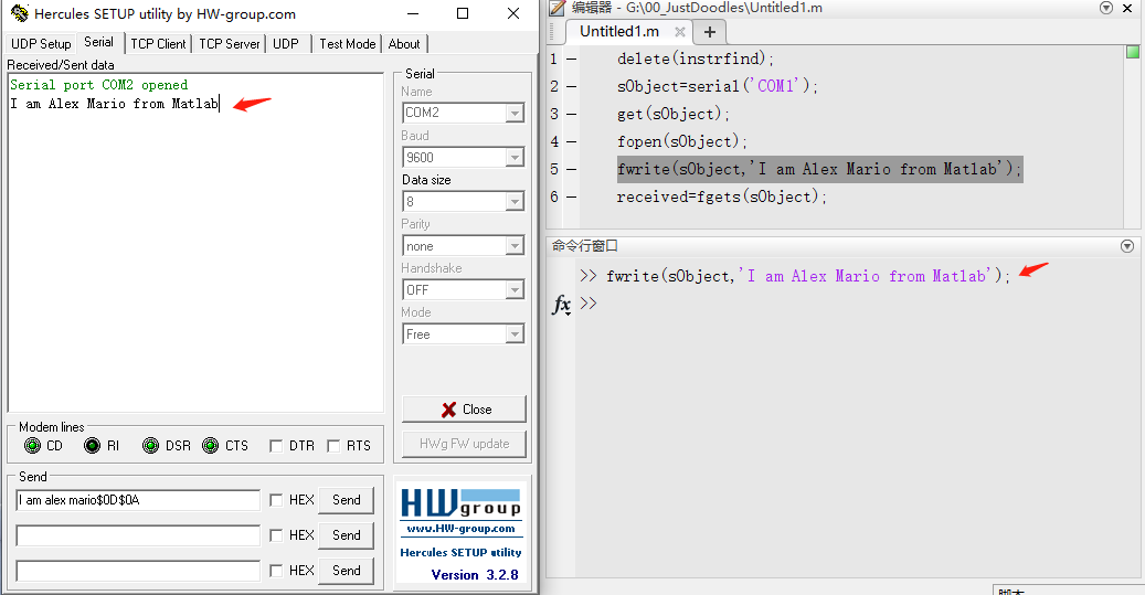 【MATLAB】使用matlab进行串口通信（详细方法+代码讲解）_matlab串口通信-CSDN博客