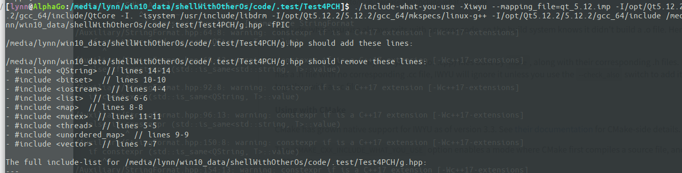 cpp检查无用的include头文件工具(include what you use)-CSDN博客