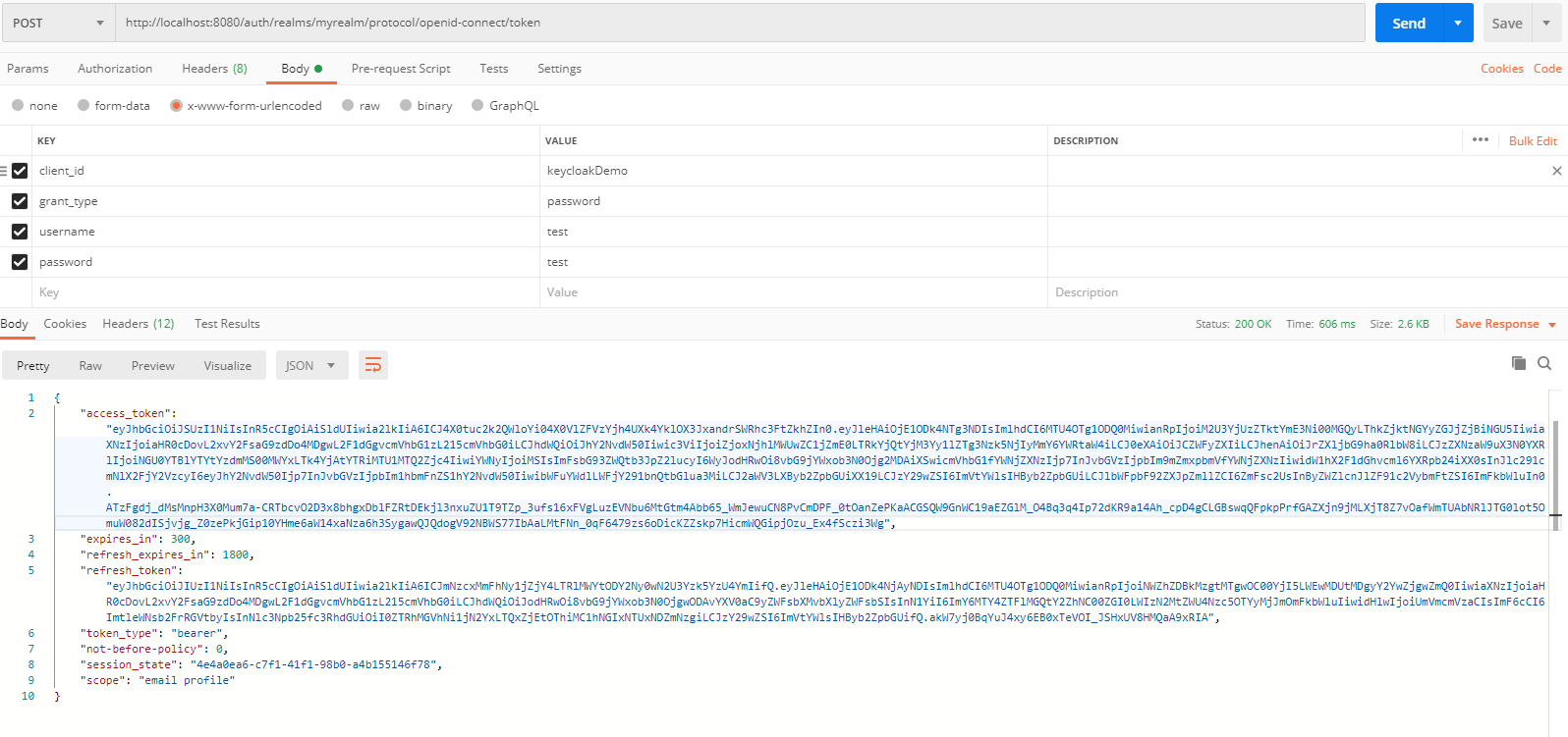 SpringBoot开发Keycloak token的获取以及校验-CSDN博客