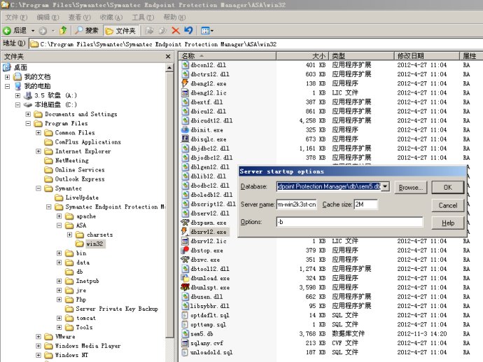 SEPM嵌入式数据库损坏的一种修复方法及sem5.log的缩小方法_symantec 嵌入式数据库 服务启动失败 拒绝访问-CSDN博客
