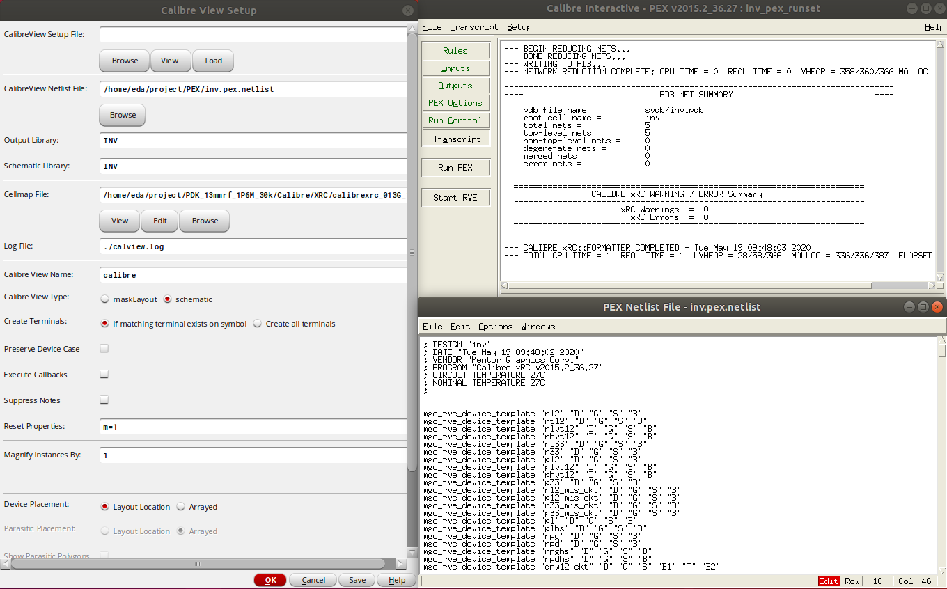 calibre版图验证及寄生参数的提取后仿真_YYP_8020的博客-CSDN博客_版图寄生参数提取