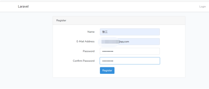 Laravel——实现email形式的邮箱验证注册以及登陆功能laravel实现注册账号时发送验证码到邮箱 Csdn博客