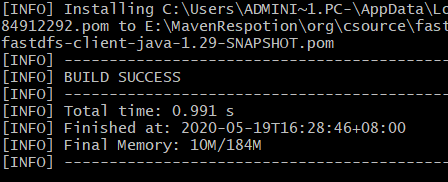 Maven项目 fastdfs-client-java依赖如何导入？直接引入dependency无法找到_csource fastdfs-client-java 1.32-snapshot包没 ...